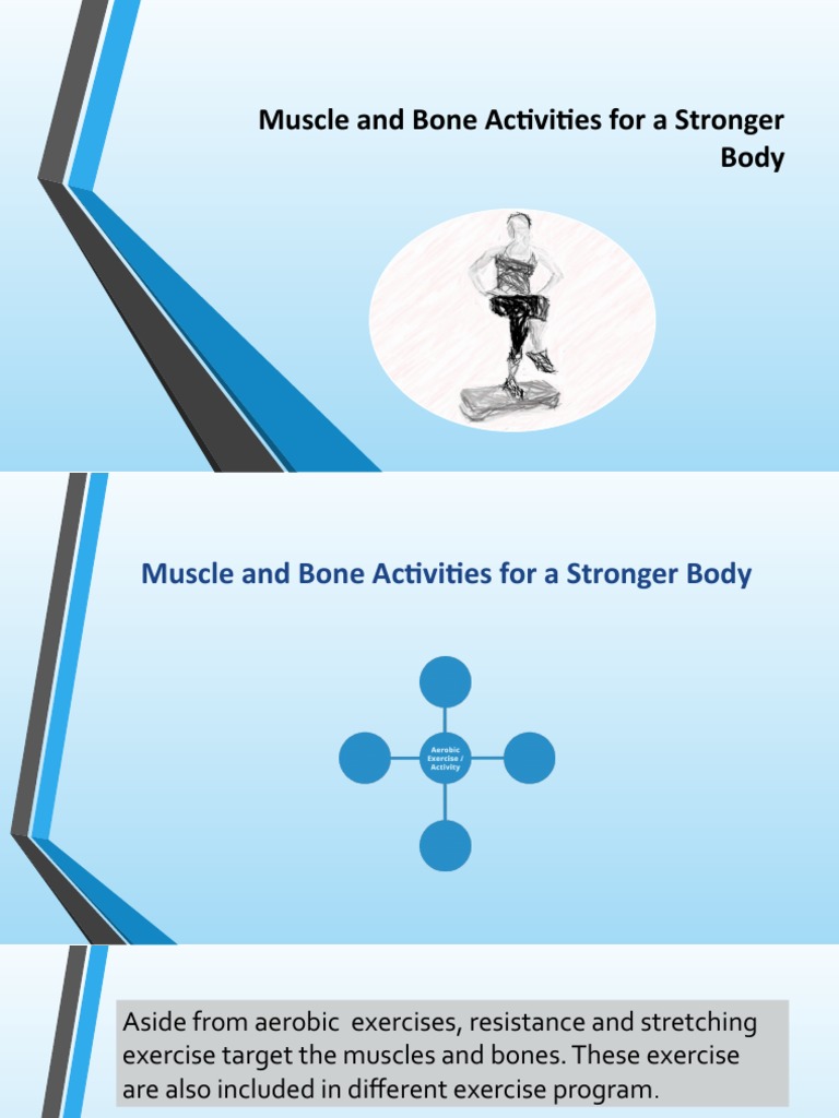 Muscle and Bone Strengthening Exercises | PDF | Flexibility (Anatomy ...