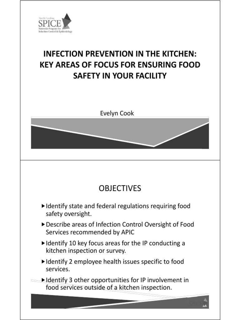 09 Infection Control Kitchen | PDF | Foods | Refrigerator