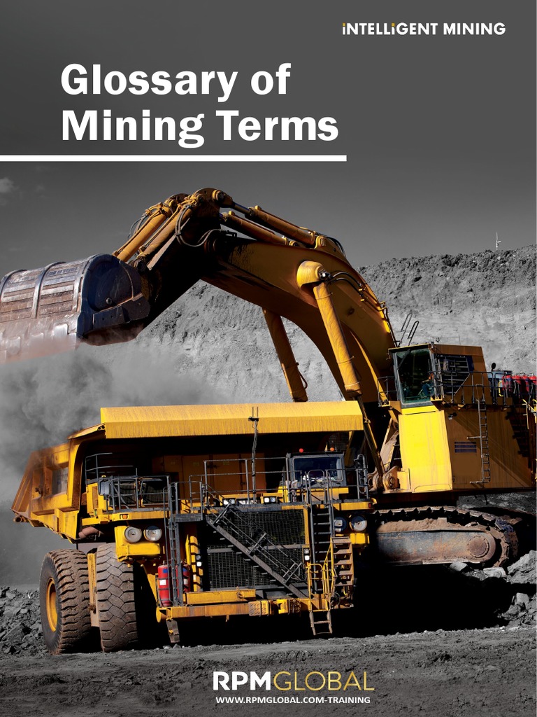 Mining-Terms - 1 | PDF | Coal | Mining
