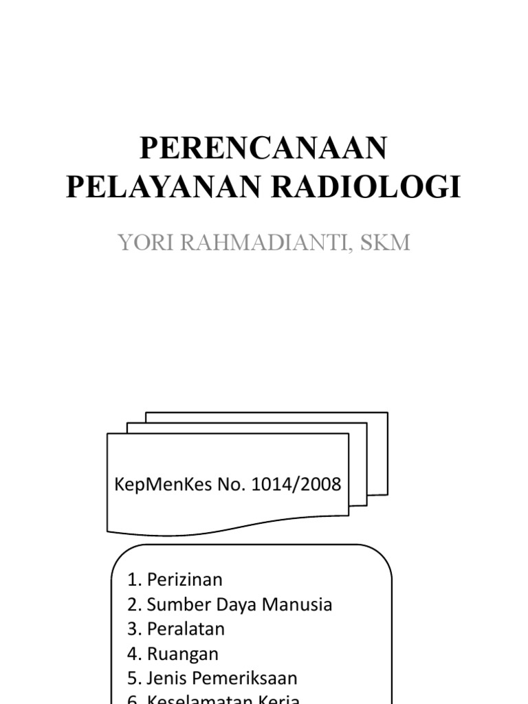Perencanaan Pelayanan Radiologi | PDF