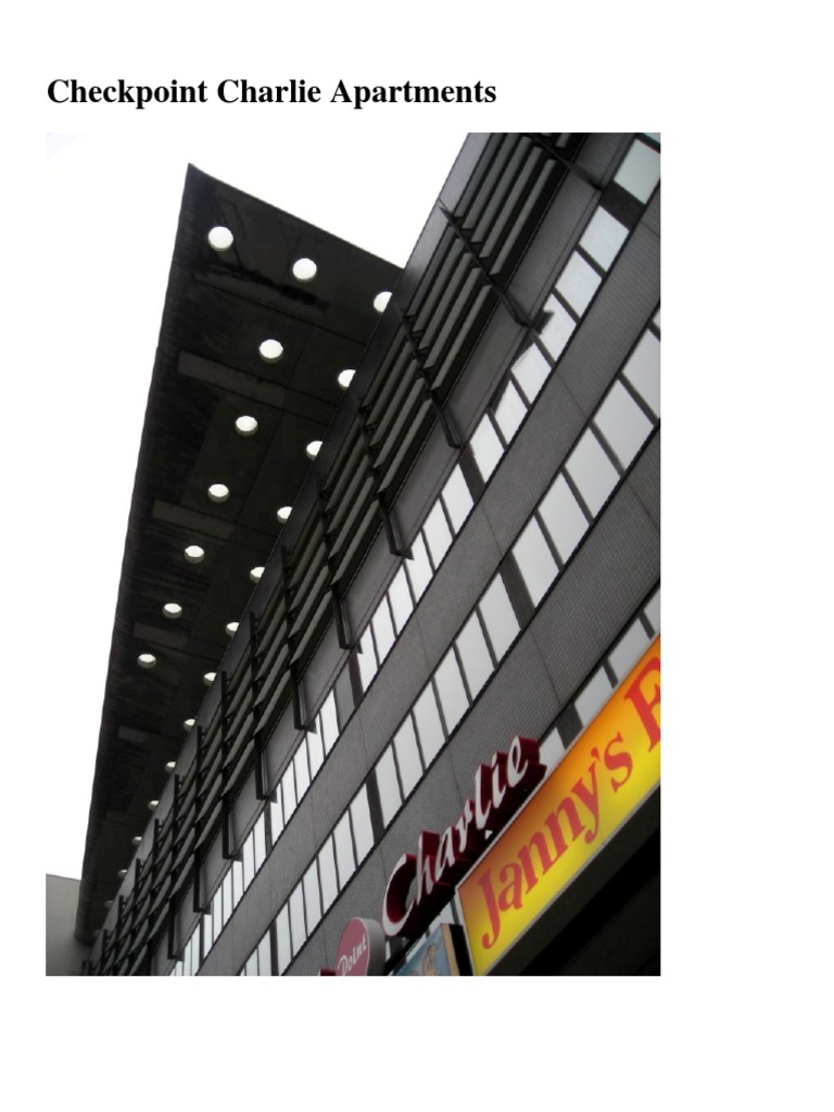 Checkpoint Charlie Apartments | PDF