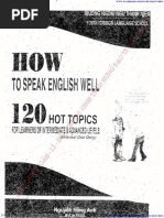 62 Topics For "Free Talk" Spoken English Lessons | PDF | English ...
