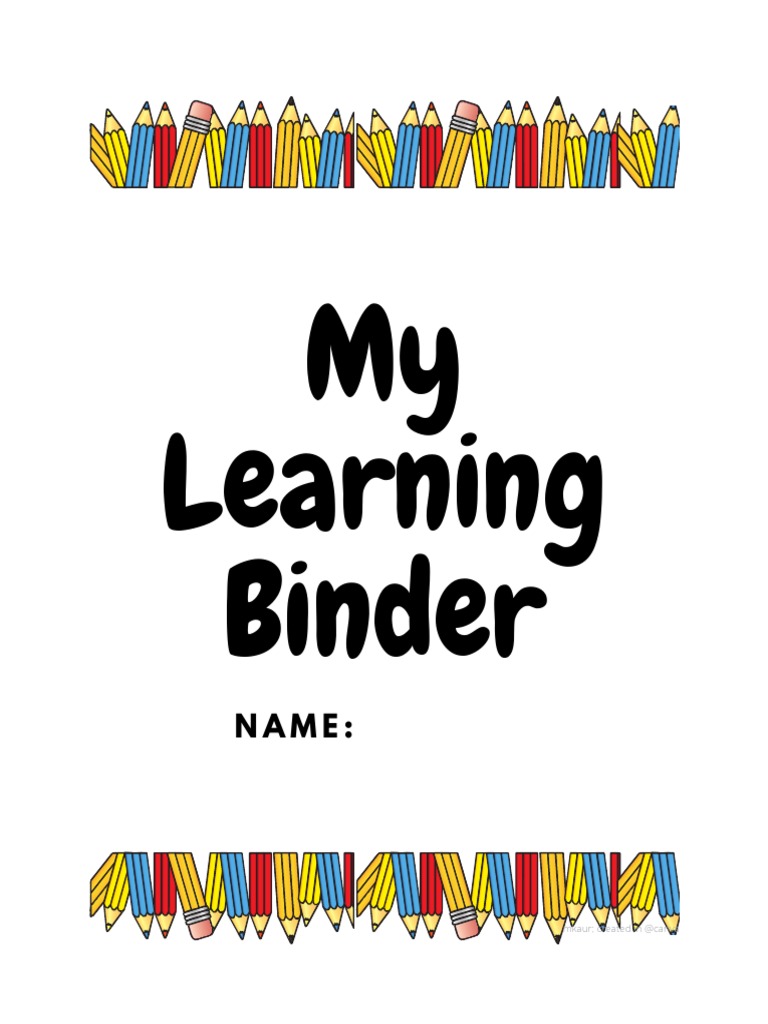 My Learning Binder: Name | PDF | Sports & Recreation | Home & Garden