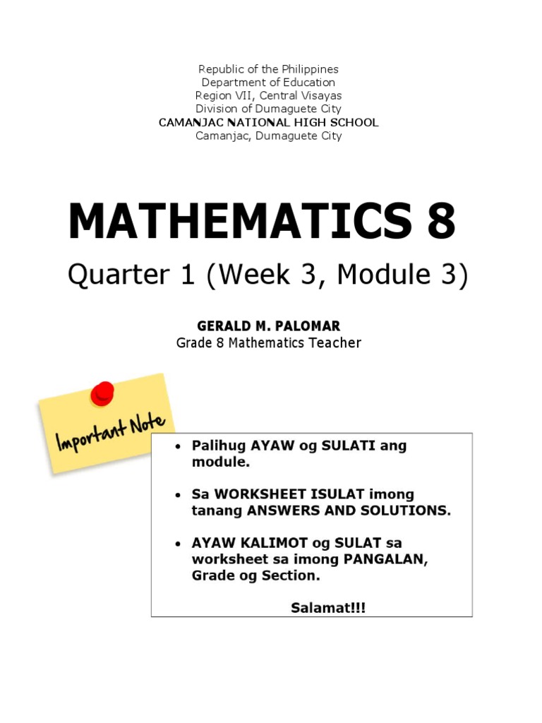 Rational Algebraic Expressions: Simplifying and Classifying | PDF ...