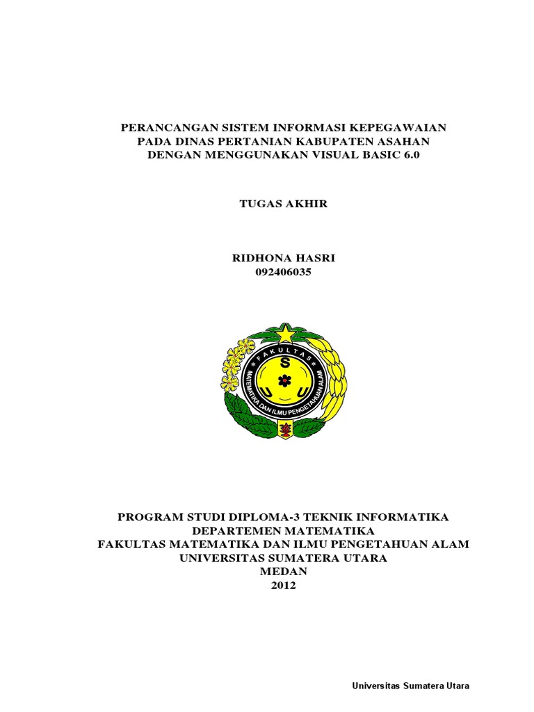 Skripsi Perancangan Sistem Informasi Kepegawaian | PDF