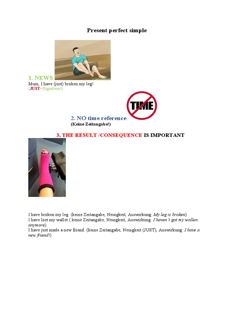 Present Perfect Simple - Explanation | PDF