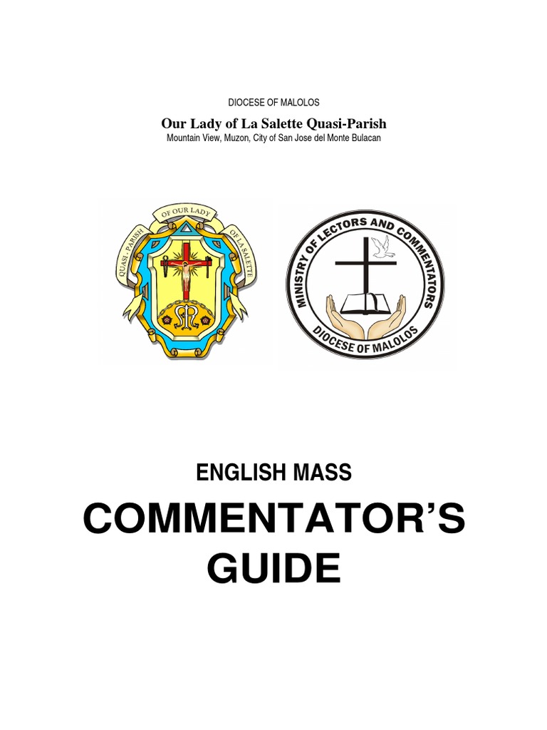 English Mass Guide | PDF | Eucharist | Glory (Religion)