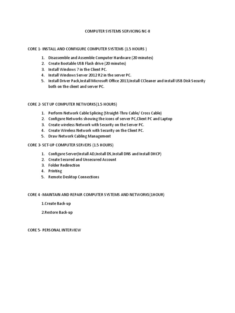 COMPUTER SYSTEMS SERVICING NC II Steps | PDF | Ip Address | Remote ...