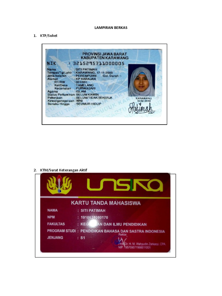 Lampiran Berkas Siti | PDF