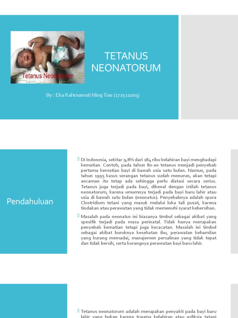 Tetanus Neonatorum | PDF