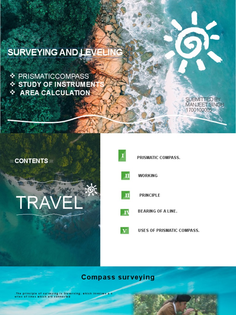 Compass surveying techniques | PDF | Compass | Surveying