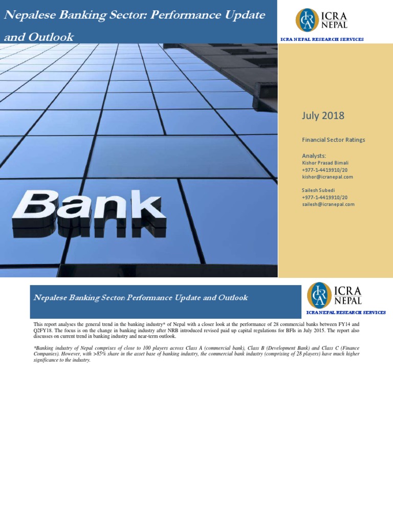 Banking Sector Update Note - Jul2018 - Final | PDF | Banks | Interest Rates