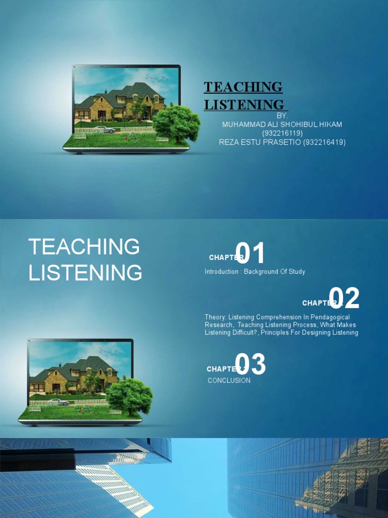 Teaching Listening | PDF | Teachers | Pedagogy