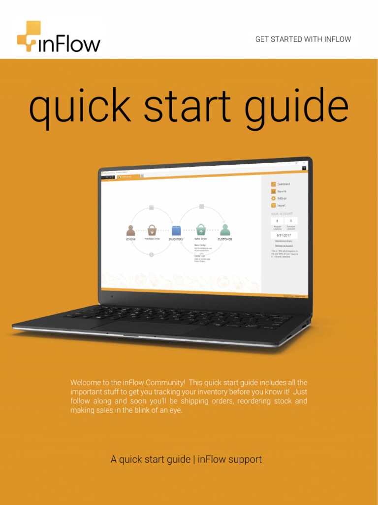 Inflow v3 Quick Start Guide | PDF | Comma Separated Values | Microsoft Excel