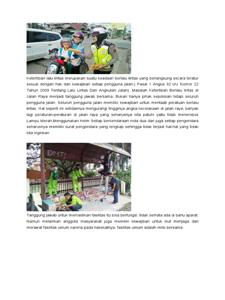 Ketertiban Lalu Lintas | PDF