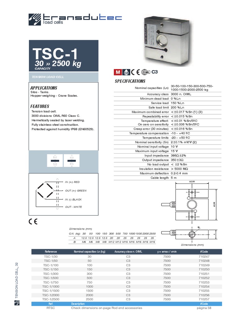 TSC-1 DataSheet en | PDF | Computer Engineering | Electronic Engineering