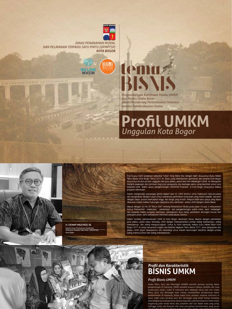 Profil UMKM Unggulan Kota Bogor | PDF
