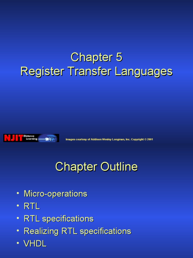 Register Transfer Languages | PDF | Vhdl | Computer Science