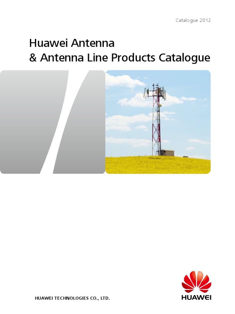 Huawei Antenna & Antenna Line Products Catalogue | PDF | Antenna (Radio ...