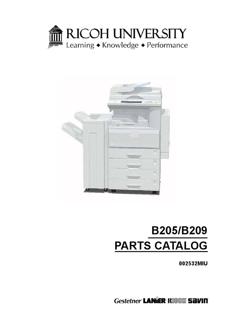 b205 pc3025 | PDF | Printer (Computing) | Manufactured Goods