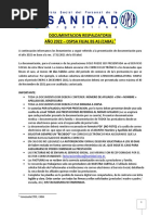 Planilla Asistencia IOSFA | PDF