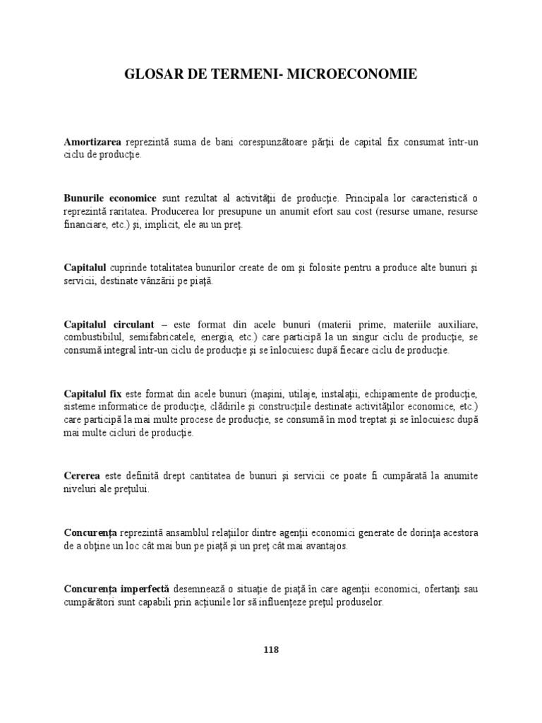 Glosar de Termeni | PDF