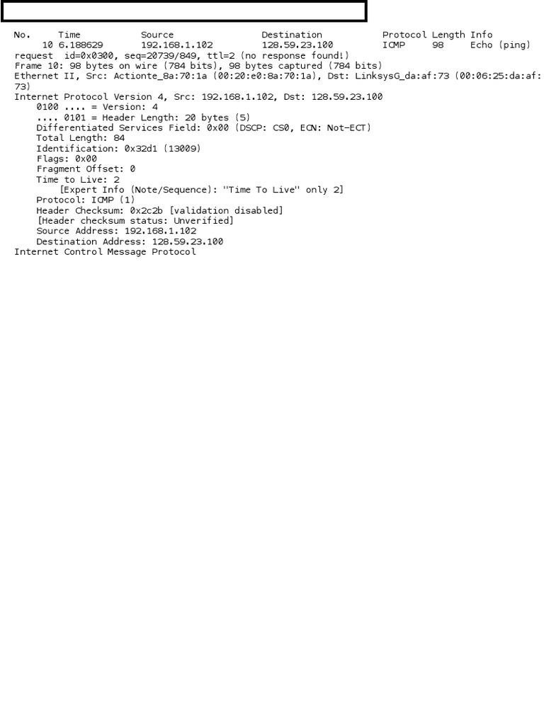 Ip Ethereal Trace 1 | PDF