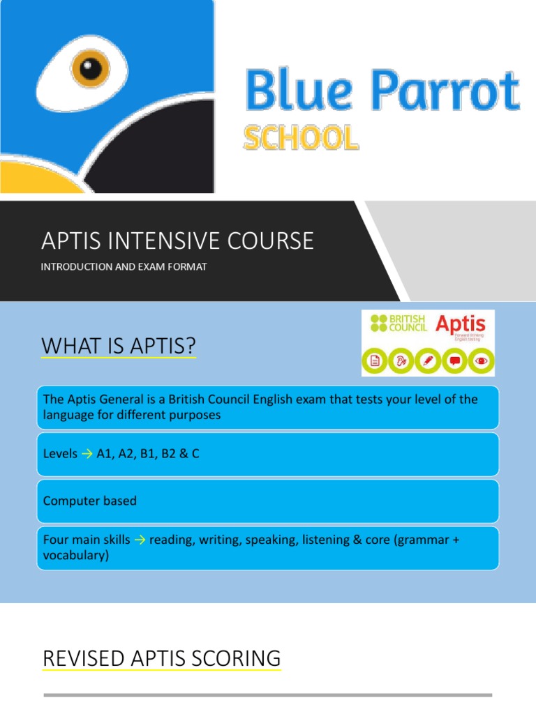 A Comprehensive Guide to the APTIS English Language Examination: An ...
