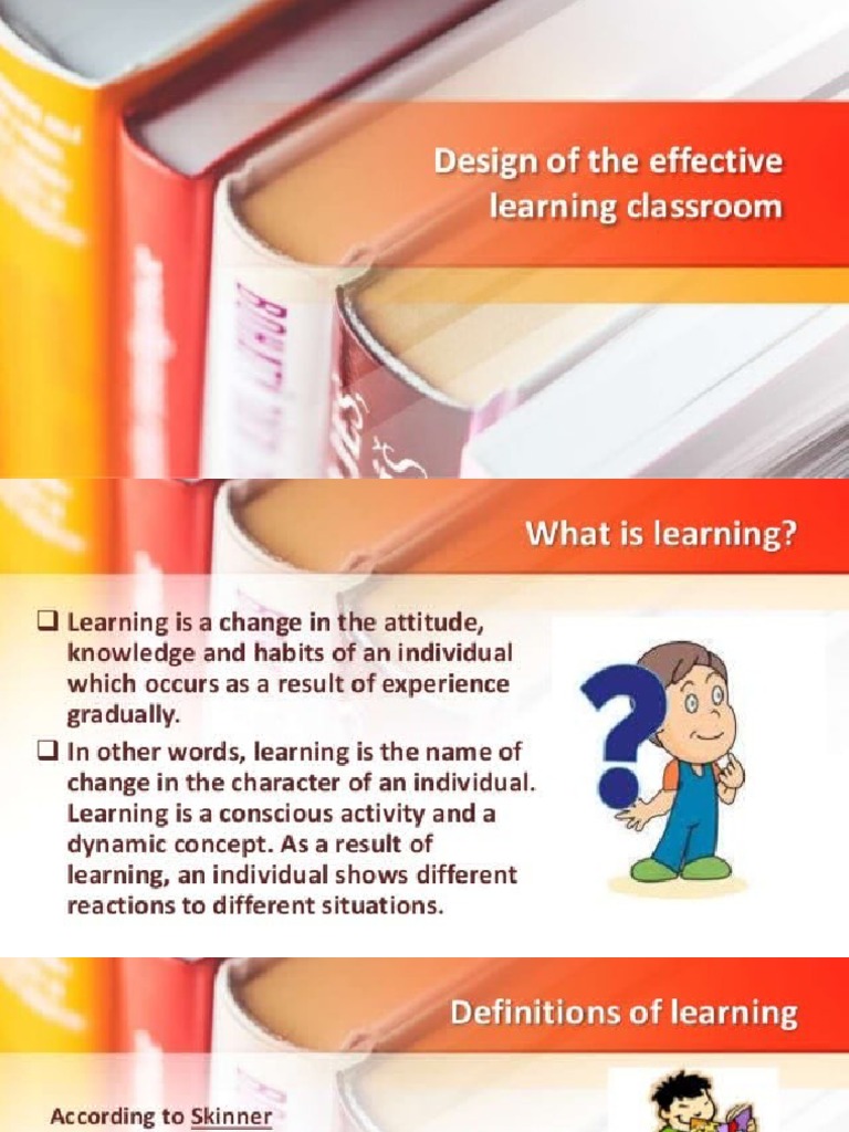 Designs of Effective Learning Classroom | PDF