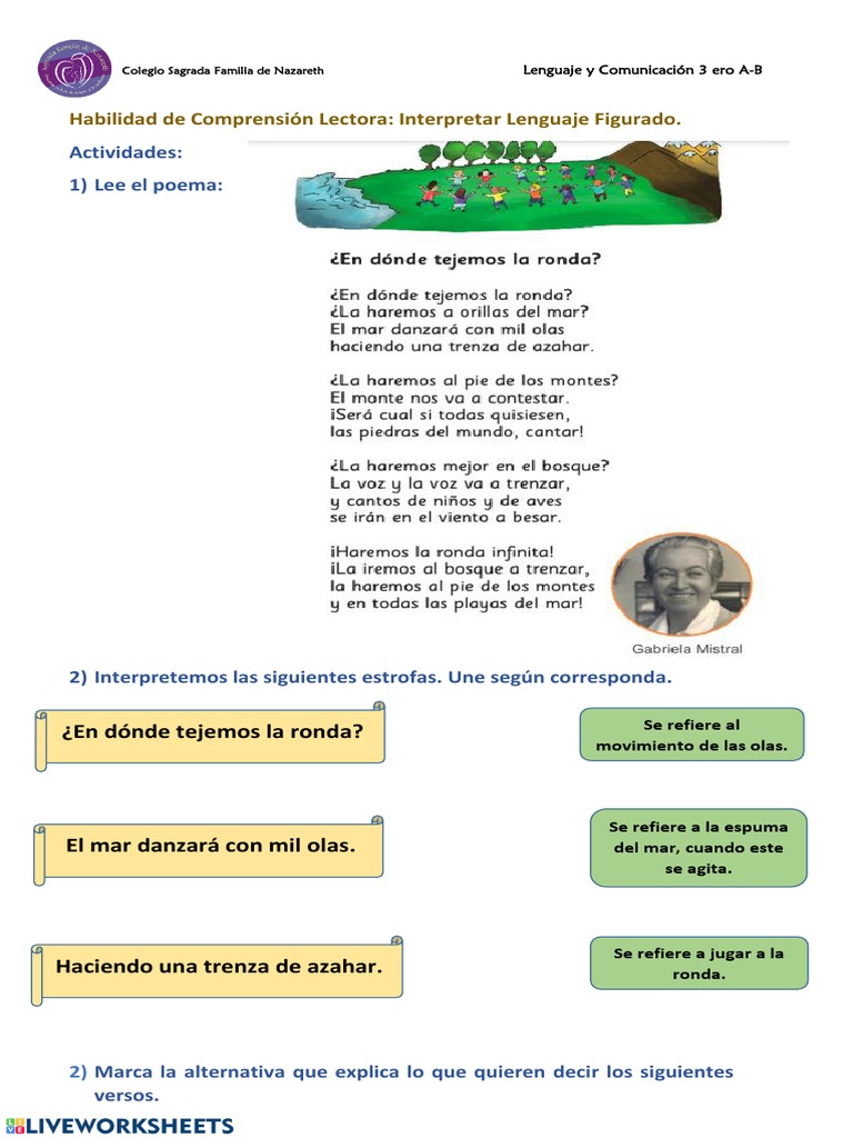 Poemas Cortos con Lenguaje Figurado | PDF