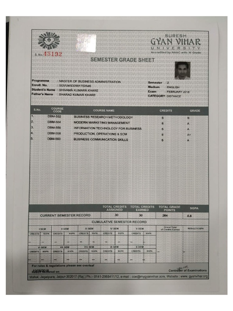 Degree Marksheet Converted Compressed | PDF