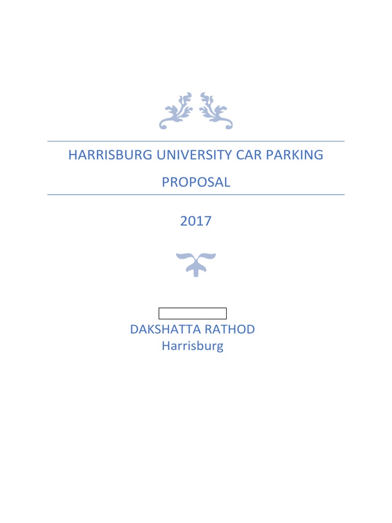 Harrisburg University Parking Proposal | PDF | Parking | Public Transport