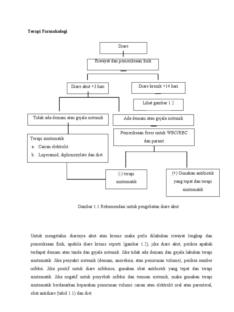Terapi Farmakologi Diare | PDF