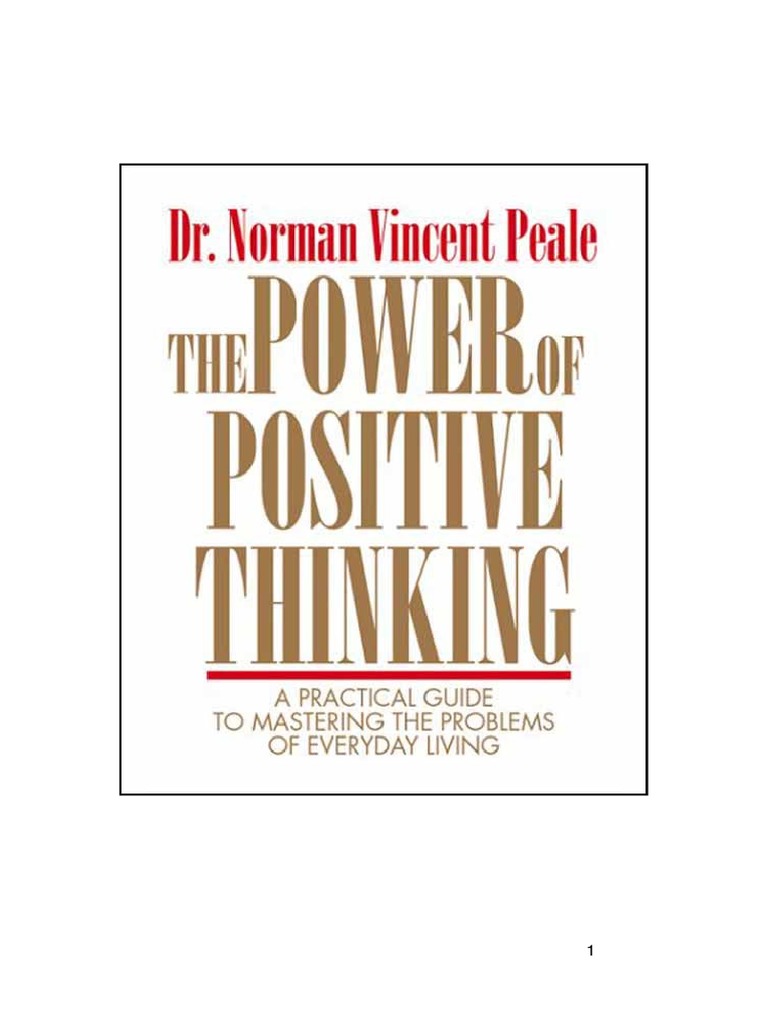 The Power of Positive Thinking | PDF | Mind | Thought