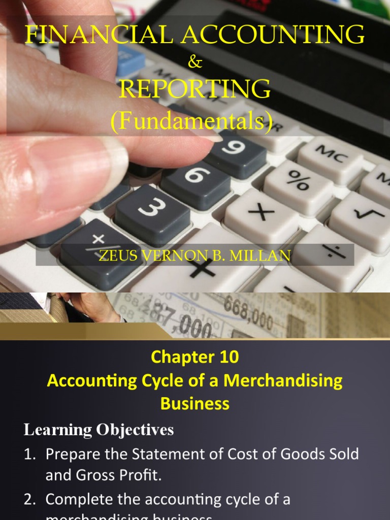 Chapter 10 - Accounting Cycle of A Merchandising Business | PDF | Business