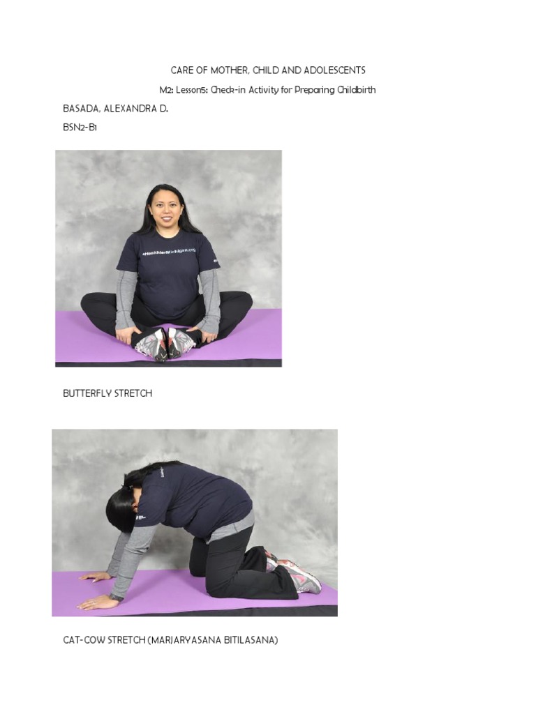 Childbirth Prep: Essential Stretches | PDF
