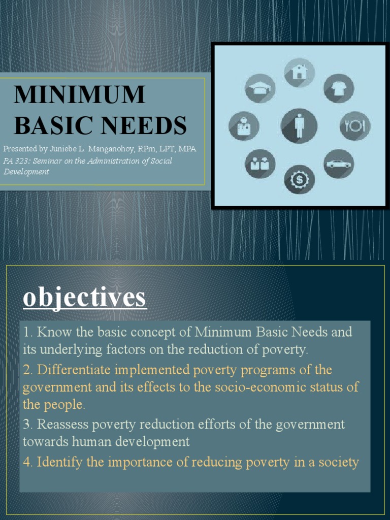 Analyzing Approaches to Meeting Minimum Basic Needs: A Comparison of ...