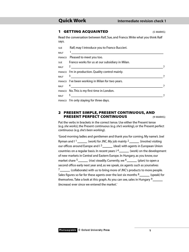 Check 1 - Exchanging Information | PDF
