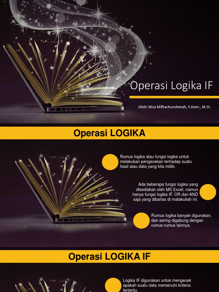 Pertemuan 5 & 6 - Operasi Logika IF | PDF