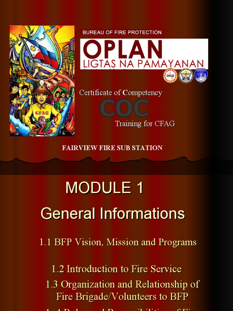 BFP Fire Brigade Training Overview | PDF | Firefighting | Fires
