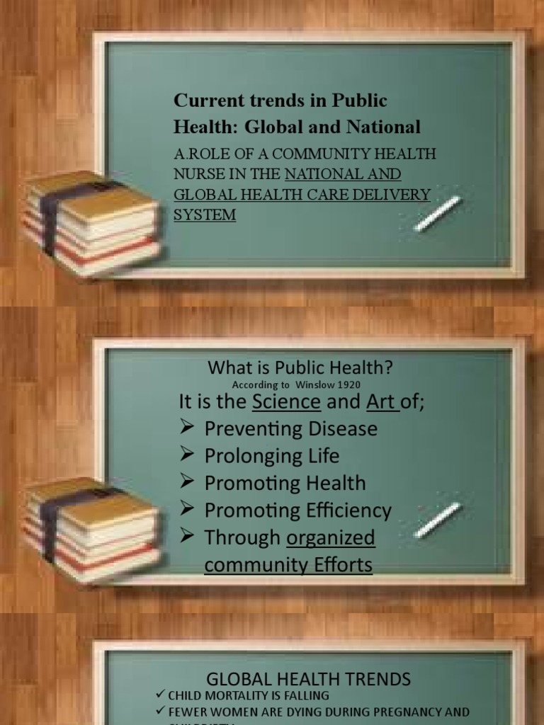 Current Trends in Public Health: Global and National | PDF | Health ...