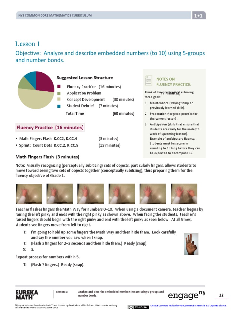 Math g1 m1 Topic A Lesson 1 | PDF | Homework | Common Core State ...