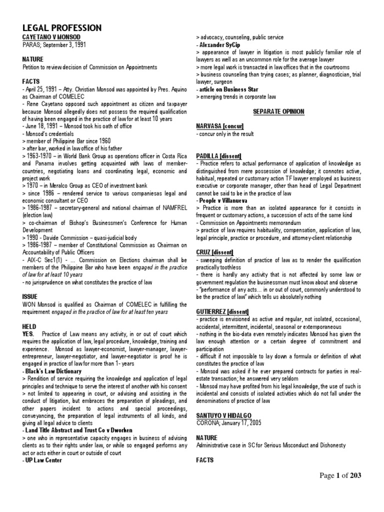 Docshare - Tips Compiled Legprof Digestsdocx | PDF | Lawyer | Notary Public