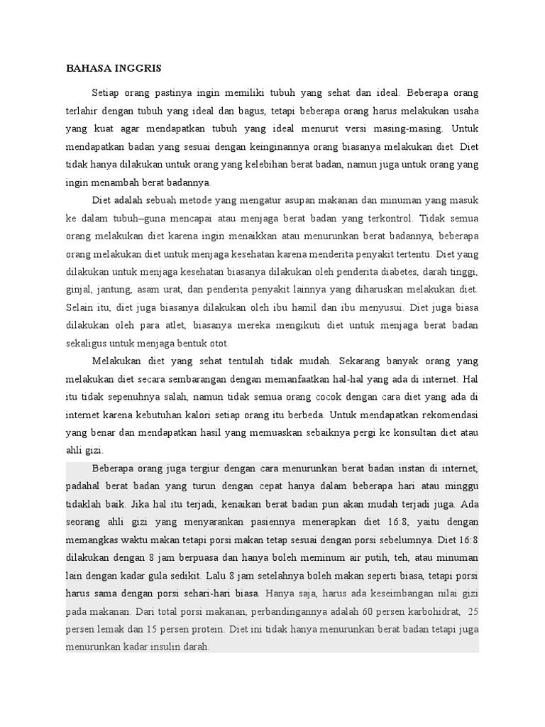 Panduan Diet Sehat untuk Semua Orang | PDF | Kesehatan Holistik