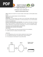 Performance Task in Mathematics 10 First Quarter: Guidelines | PDF ...