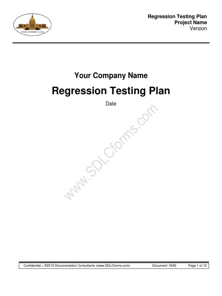 Regression Testing Plan | PDF | Software Testing | Computing
