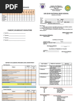 Grade 11 REPORT CARD GAS | PDF | Literacy | Social Science