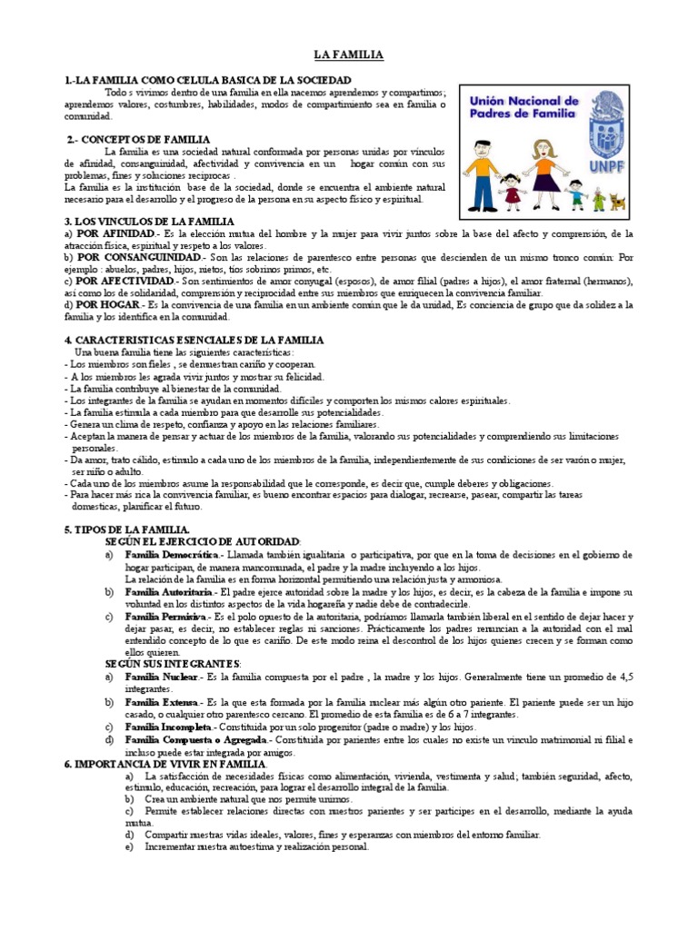 La Familia | PDF | Familia | Hombre
