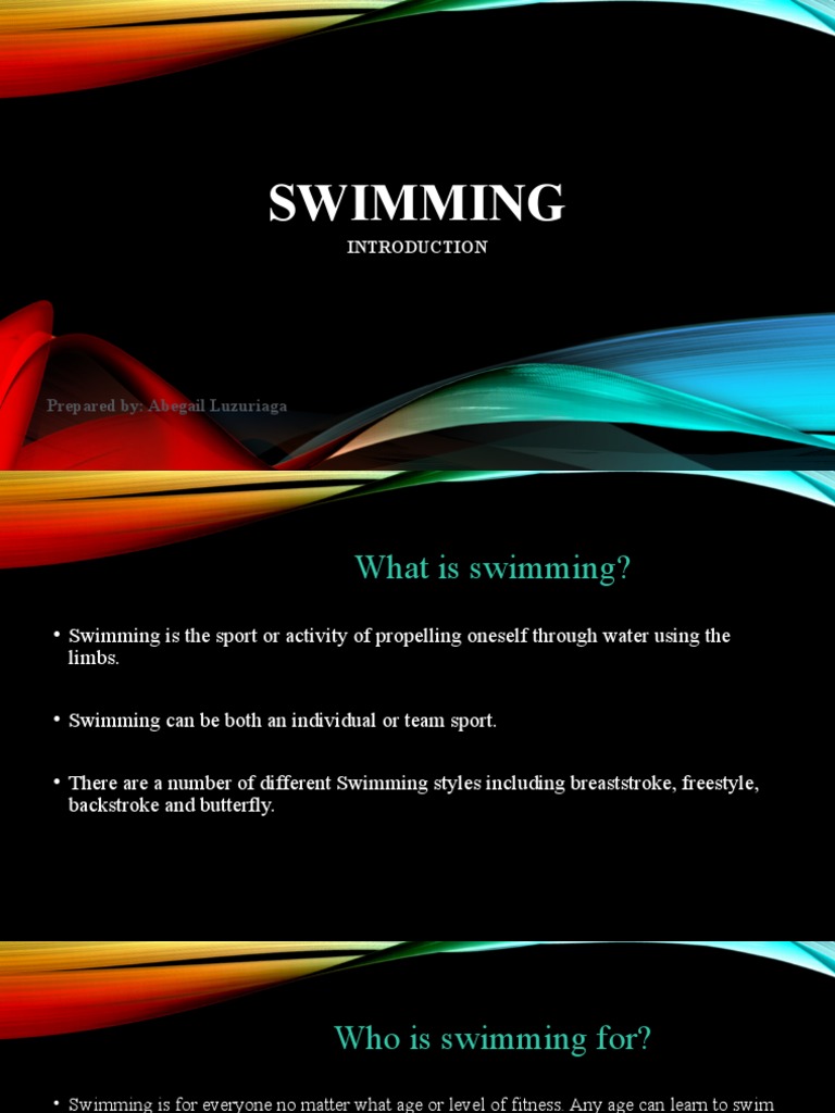 Swimming - Introduction | PDF | Swimming | Clinical Medicine