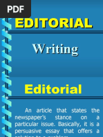 Editorial Writing Examples | PDF | Reality | Reason